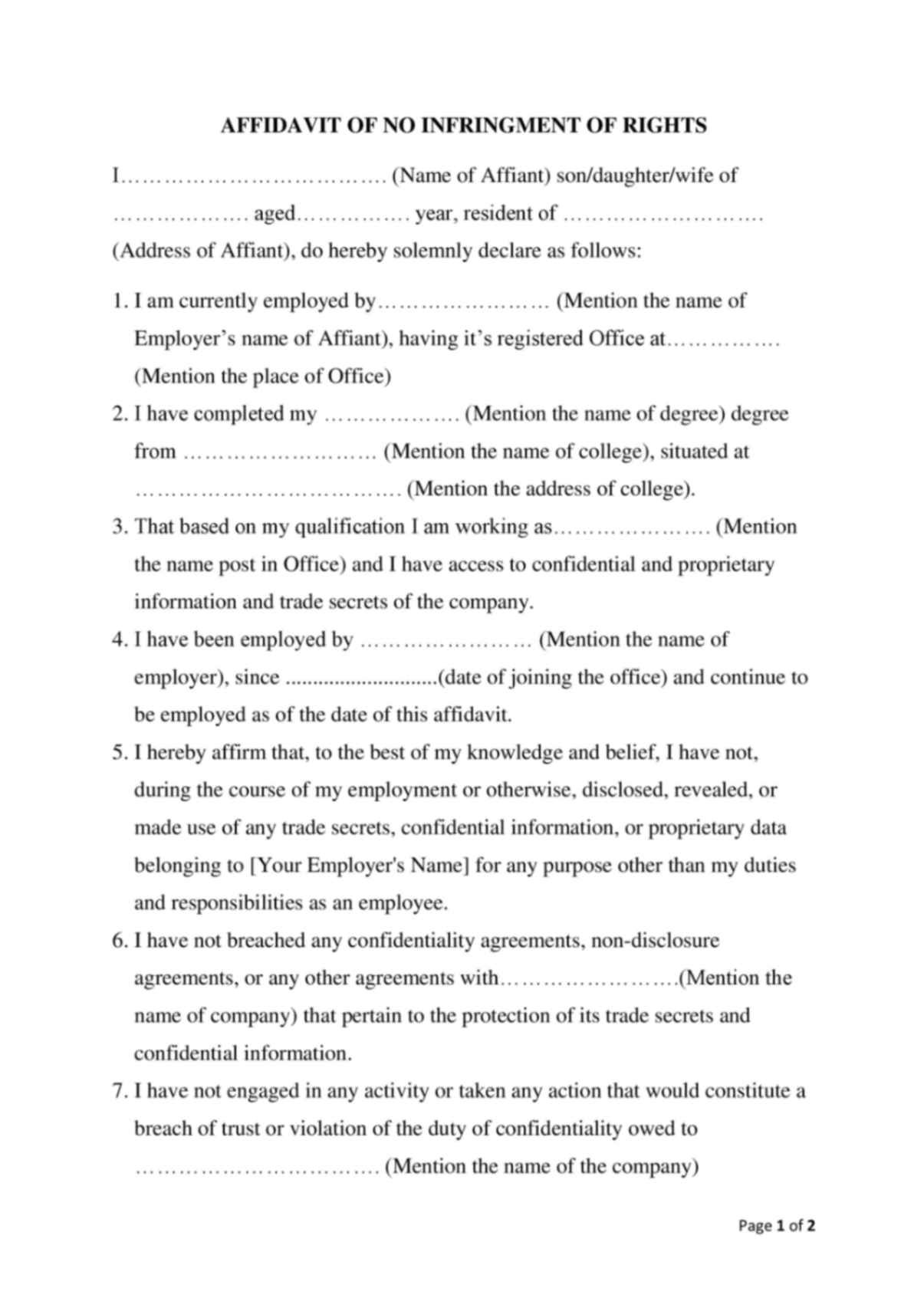 Declarations of non- infringement and compulsory licences - PDF